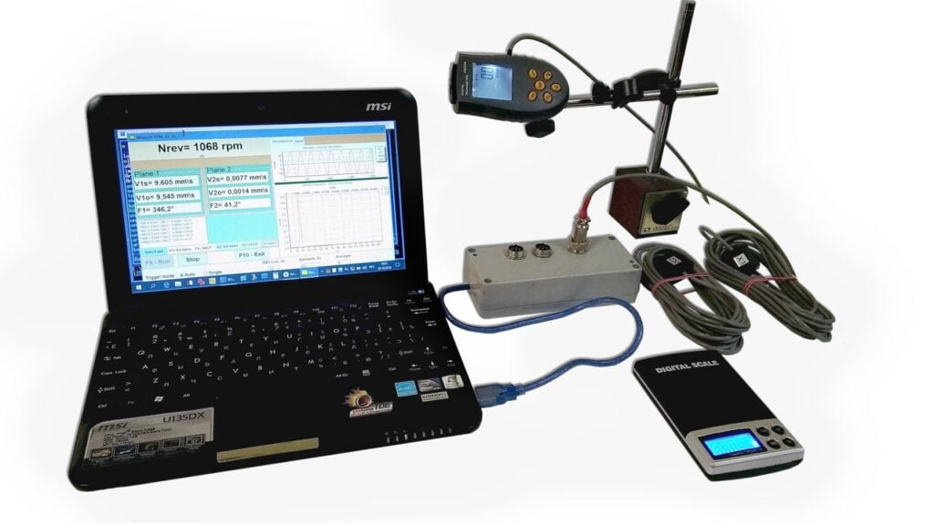 Portable balancer & Vibration analyzer Balanset-1A • Portable balancer ...