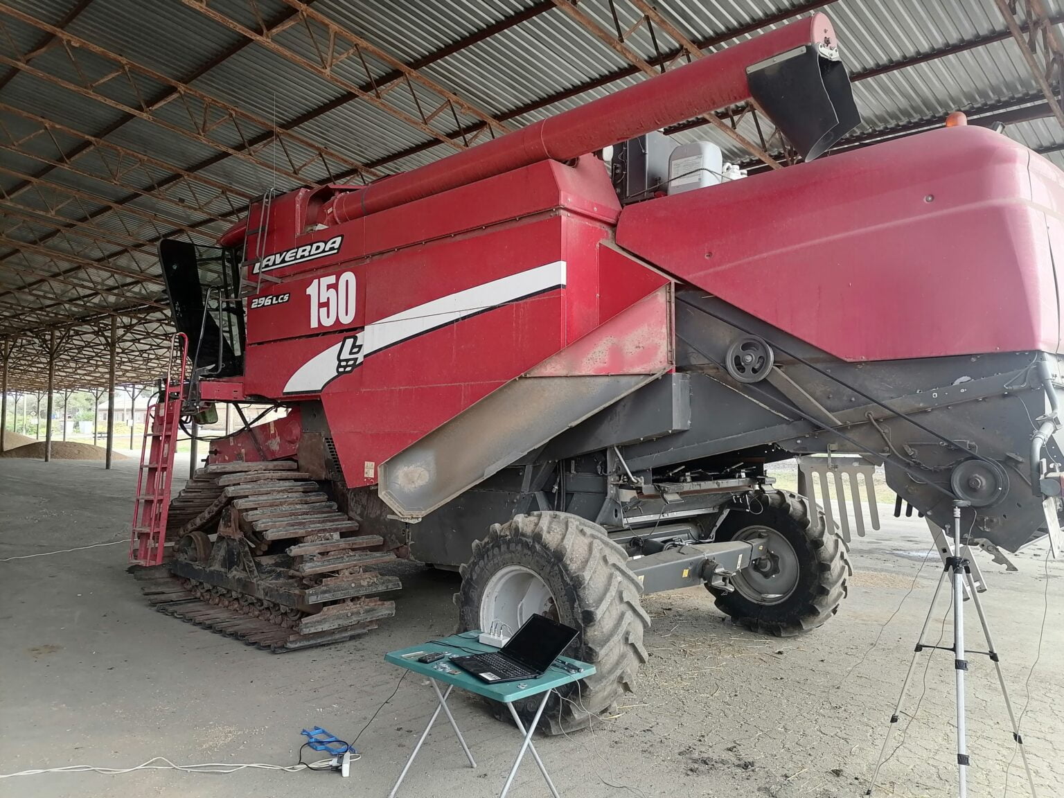 How to Balance the Rotors in Combine Harvesters • Portable balancer ...